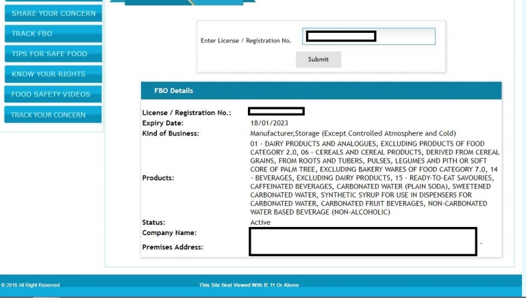 Check FSSAI License Number Online | FSSAI Registration