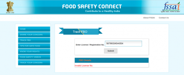 Check FSSAI License Number Online | FSSAI Registration