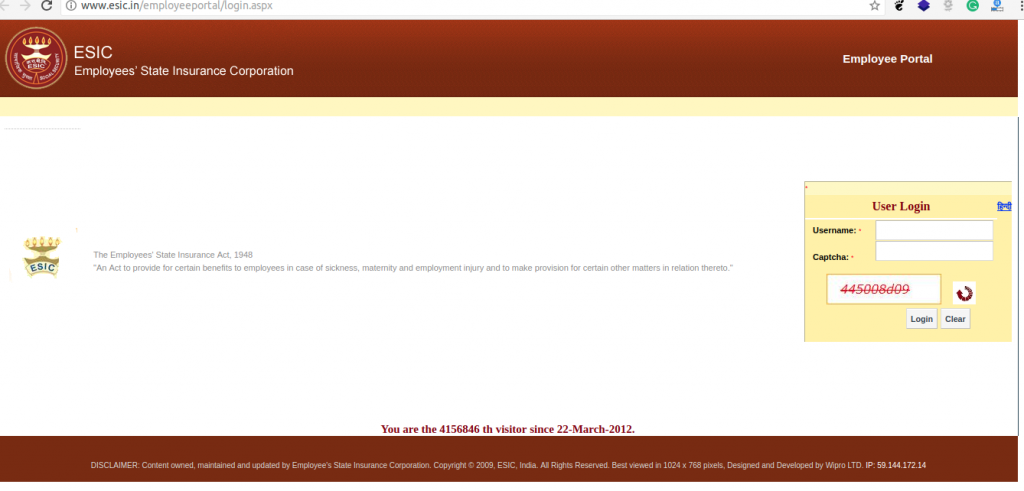 ESIC Portal Login | ESIC services and the online procedure