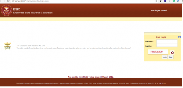 ESIC Portal Login | ESIC services and the online procedure