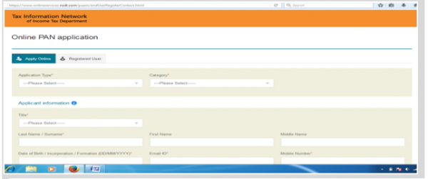 PAN card application form | How to apply Online | LegalRaasta