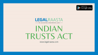 Indian Trusts Act - Registration of trust, Formation & Taxation