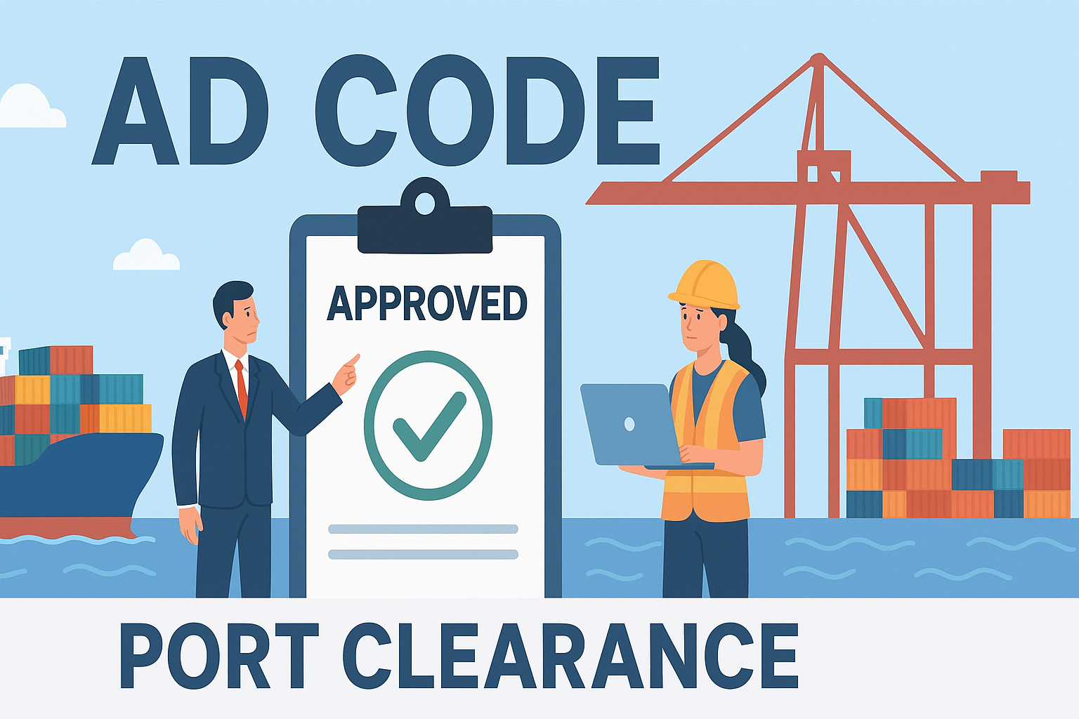 Port Clearance Process Linked with AD Code Registration