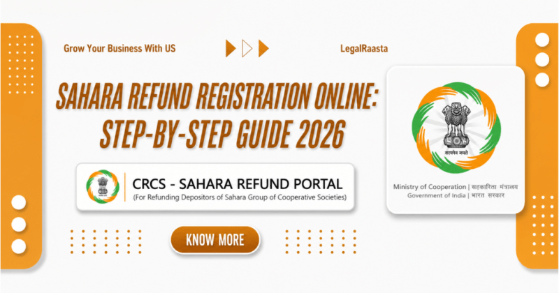 Sahara Refund Registration Online: Step-by-Step Guide 2026